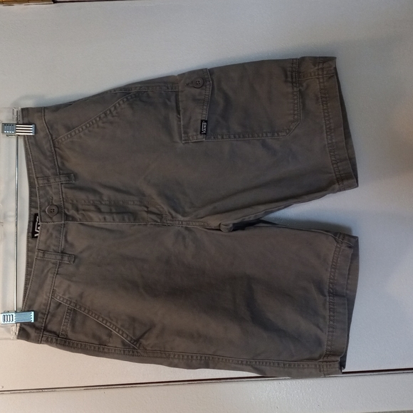 Vans | Bottoms | Van Off The Wall Green Cargo Shorts Sz Boys 8 | Poshmark